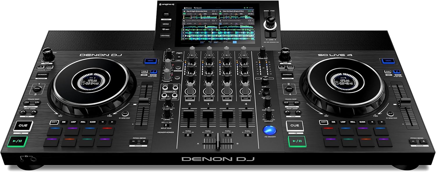 Denon DJ SC LIVE 4: Specs Pros and Cons - Digital DJ INFO