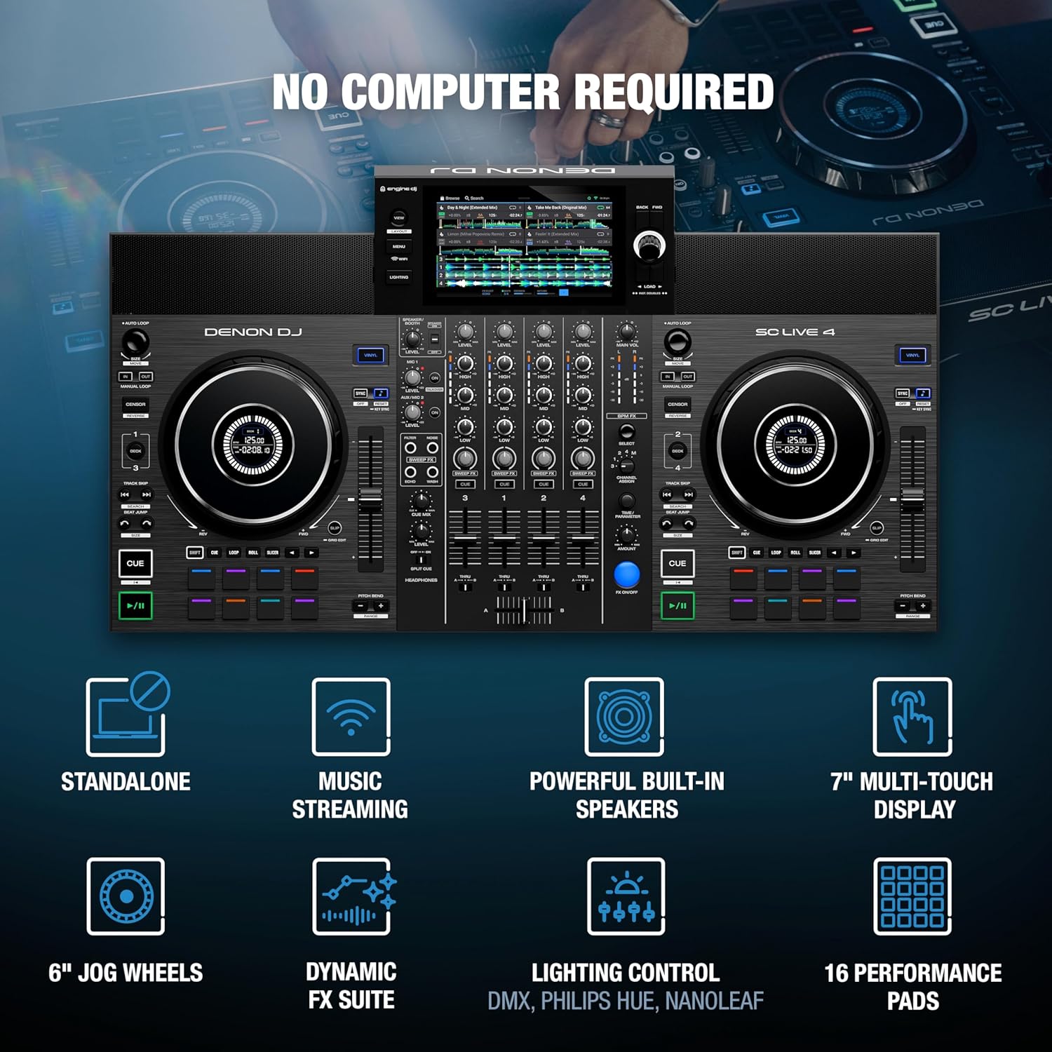 Denon DJ SC LIVE 4: Specs Pros and Cons - Digital DJ INFO